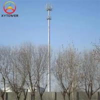 China Customized Galvanized Single Tube Telecommunication Antenna Wifi Monopole for sale