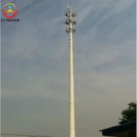 China Galvanized Steel Tube Self Supporting AntennaTelecommunication Monopole with Multi-platform for sale