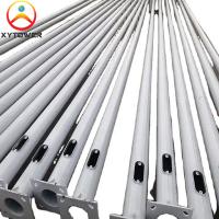 China China Factory Wholesale Galvanized Steel Circular CCTV PTZ Camera Monitoring Pole for sale