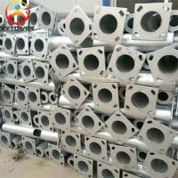 China Galvanized Q235/Q345 Steel Outdoor Security Monitoring CCTV Camera Pole for sale