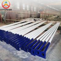 China Galvanized Q235/Q345 Steel Outdoor Security Monitoring CCTV Camera Pole for sale