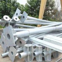 China Suppliers High Quality E-Shape 8 Meter Outdoor Aign Arm Traffic Sign Pole for sale