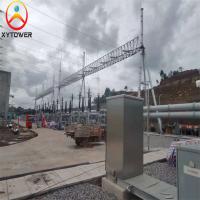 China Hot Dip Galvanized Q235B Q355B Electric Substation Steel  Structure for Power Line Transmission for sale