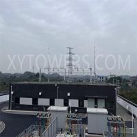 China China Hot Dip Galvanized Tubular Electrical Power Substation Transformer Steel Structures for sale
