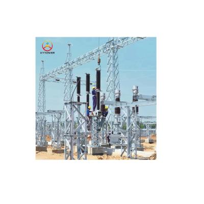 China Electrical Power Transmission Angle Steel Substation Transformer Steel Structures for sale