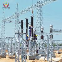 China Electrical Power Transmission Angle Steel Substation Transformer Steel Structures for sale