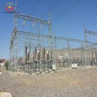 China Electrical Power Transmission Angle Steel Substation Transformer Steel Structures for sale
