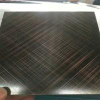 China Mirror Embossed Stainless Steel Plate 316 Etching Sheet for sale