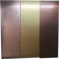 China 304 S30408 1.4301 Gold Color Stainless Steel Plate Sheet for sale