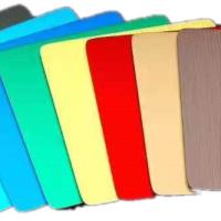 China ASTM 347 JIS SUS347 S34778 PVD Coated Steel Gold SS Sheet BA 8K Finish Customized for sale