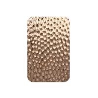 China Water Rippled Color Stainless Steel Plate Metal Decorative Sheet ODM for sale