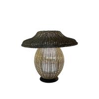 China Handcrafted round rattan lamp, natural, warm for bedrooms & living. for sale