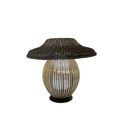 China Handcrafted round rattan lamp, natural, warm for bedrooms & living. for sale