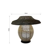 China Handcrafted round rattan lamp, natural, warm for bedrooms & living. for sale