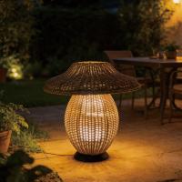 China Handcrafted round rattan lamp, natural, warm for bedrooms & living. for sale