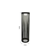 China Lighting solar rattan floor lamp, 17-yr handwoven, waterproof, easy install. for sale