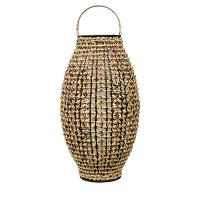 China Solar rattan lantern, portable, Handwoven durable, smart sensor. for sale