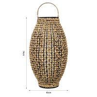 China Solar rattan lantern, portable, Handwoven durable, smart sensor. for sale