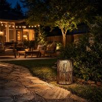 China Weaving-style outdoor solar landscape lights for sale