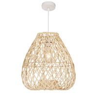 China Rustic hanging pendant lights featuring natural wood accents creating cozy atmosphere in cafes kitchens and dining areas for sale