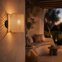 China Waterproof decorative wall light made from corrosion resistant materials perfect for outdoor patios gardens and walkways for sale