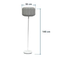 China Outdoor Woven Floor Lamp for Patio and Hospitality Landscapes for sale