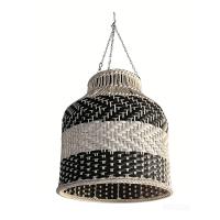 China Solar Woven Garden Pendant Lantern for Patio and Resort Projects for sale