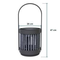 China Solar Table Lantern with Arch Handle for Garden Dining and Hotel Terraces for sale