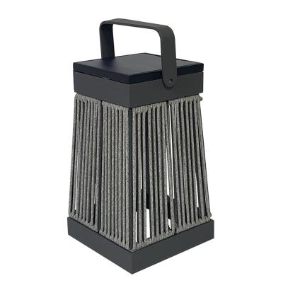 China Square Solar Garden Floor Lantern for Resort Walkways and Outdoor Lounges for sale