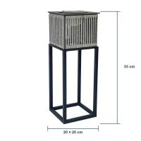 China Elevated Solar Garden Floor Lamp for Patio Borders and Entrance Zones for sale