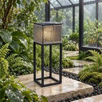 China Elevated Solar Garden Floor Lamp for Patio Borders and Entrance Zones for sale