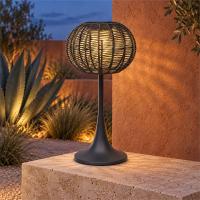 China Globe Solar Garden Floor Lamp for Courtyards and Outdoor Lounges for sale
