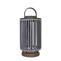 China Solar Tabletop Lantern with Vertical Shade for Outdoor Dining Projects for sale