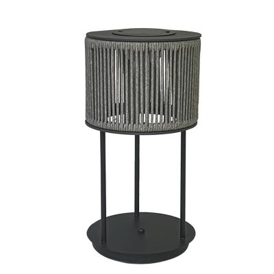 China Three-Leg Solar Garden Floor Lamp for Terrace Lounge Styling for sale