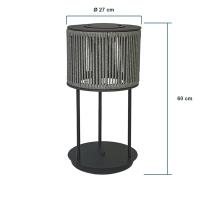 China Three-Leg Solar Garden Floor Lamp for Terrace Lounge Styling for sale