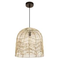 China Low Voltage Garden Pendant Light with Geometric Open-Weave Dome Shade and Sculptural Design for sale
