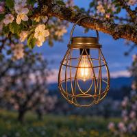 China Antique Bronze Smart Rechargeable Portable Lantern with Sculptural Wire Guard for Outdoor Use for sale