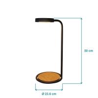China Solar Garden Table Lamp with Integrated Planter Base and IP65 Protection Solar Powered for Small Plants for sale