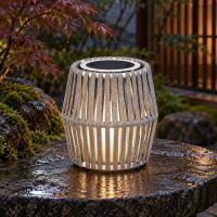 China Hourglass Rope-Weave Solar Table Light with IP65+ Protection and 48 Hours Working Time for Patio Ambience for sale