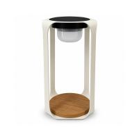 China Open Frame Solar Garden Table Lamp with Mini Planter Display and IP65+ Protection Solar Table Light for sale