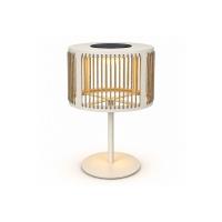 China Elevated Rope Drum Solar Table Light with Disc Base and IP65+ Protection for Garden and Patio Projects for sale