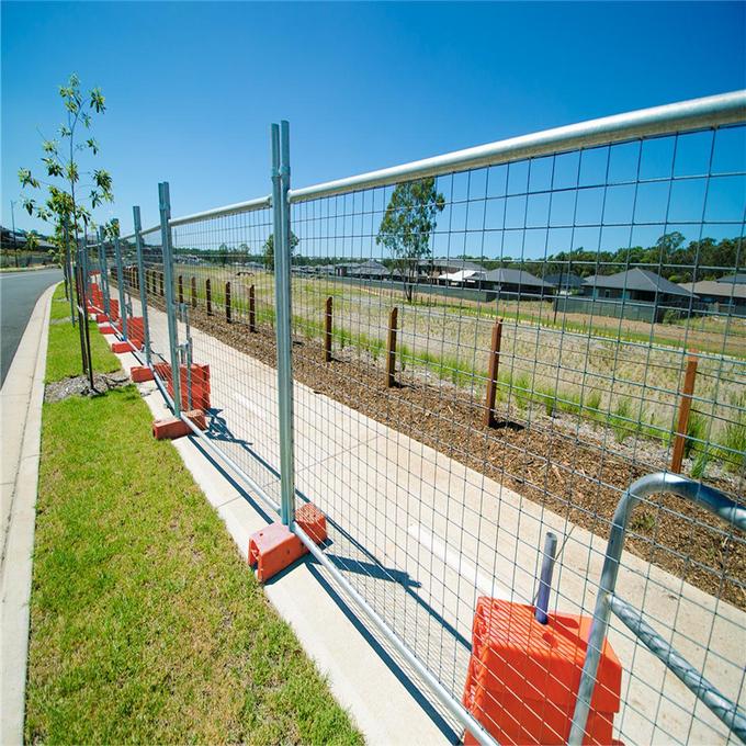 Removable Mesh Fence Panels 3mm Construction Outdoor Galvanized Temporary 1
