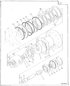 China 0311303 Shaft Deere parts 495D, 490 for sale