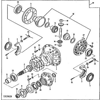 China 0328816 Shaft Deere parts 495D for sale