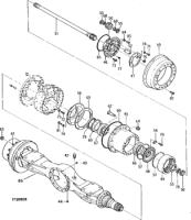 China 0329201 Shaft Deere parts 495D for sale