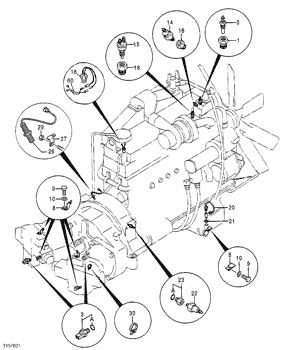 China 4149335 Switch Deere parts 750, 550LC for sale