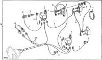 China AR82911 Wiring Lead Deere parts 2755, 2955, 2750, 2355, 2640 for sale