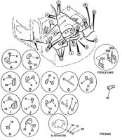 China 0002806 Wiring Harness Deere parts 160LC for sale