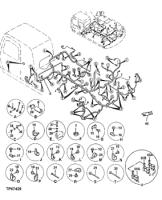 China 0003915 Wiring Harness Deere parts 330LCR, 330LC for sale