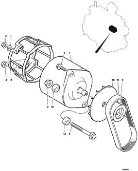 China SE501387 Alternator Deere parts 324H, 300D, 410D, 410E, RE151971, 1400, 450J, 310E, 6.8, 210LE, 540G, 710D, 485E, 450G, 344J, 410G, 710G, 310G, 450H for sale